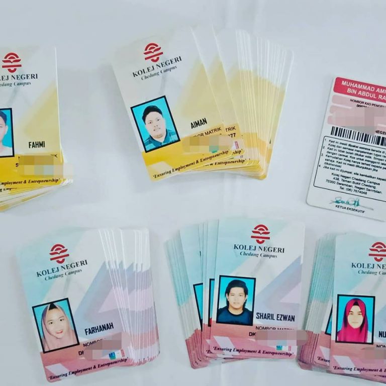 Kad Id Pelajar, Guru , Pekerja, Staf & event. (Rfid/Mifare Card ...