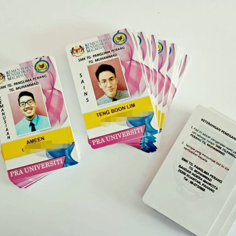 Kad Id Pelajar, Guru , Pekerja, Staf & event. (Rfid/Mifare Card ...