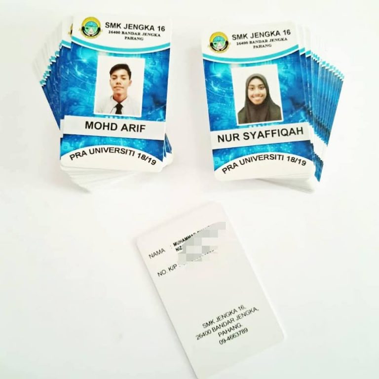 Kad Id Pelajar, Guru , Pekerja, Staf & event. (Rfid/Mifare Card ...
