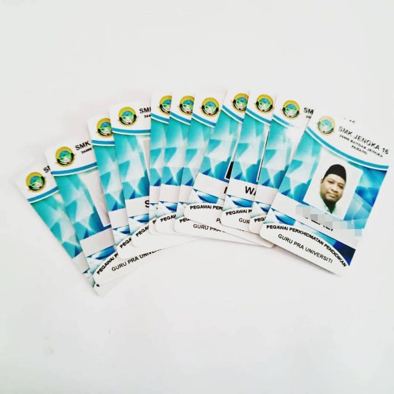 Kad Id Pelajar, Guru , Pekerja, Staf & event. (Rfid/Mifare Card ...
