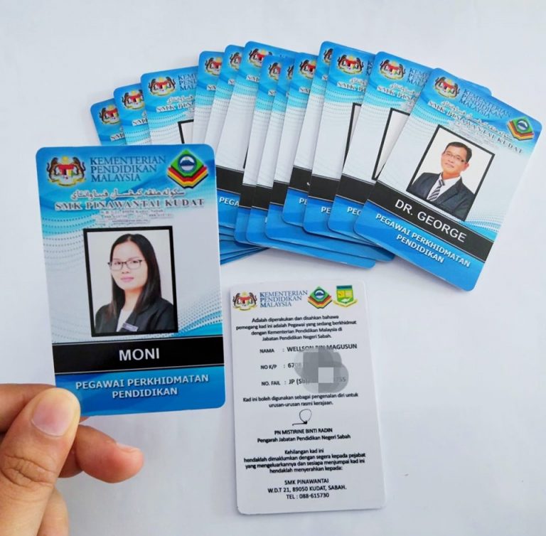 Kad Id Pelajar, Guru , Pekerja, Staf & event. (Rfid/Mifare Card ...
